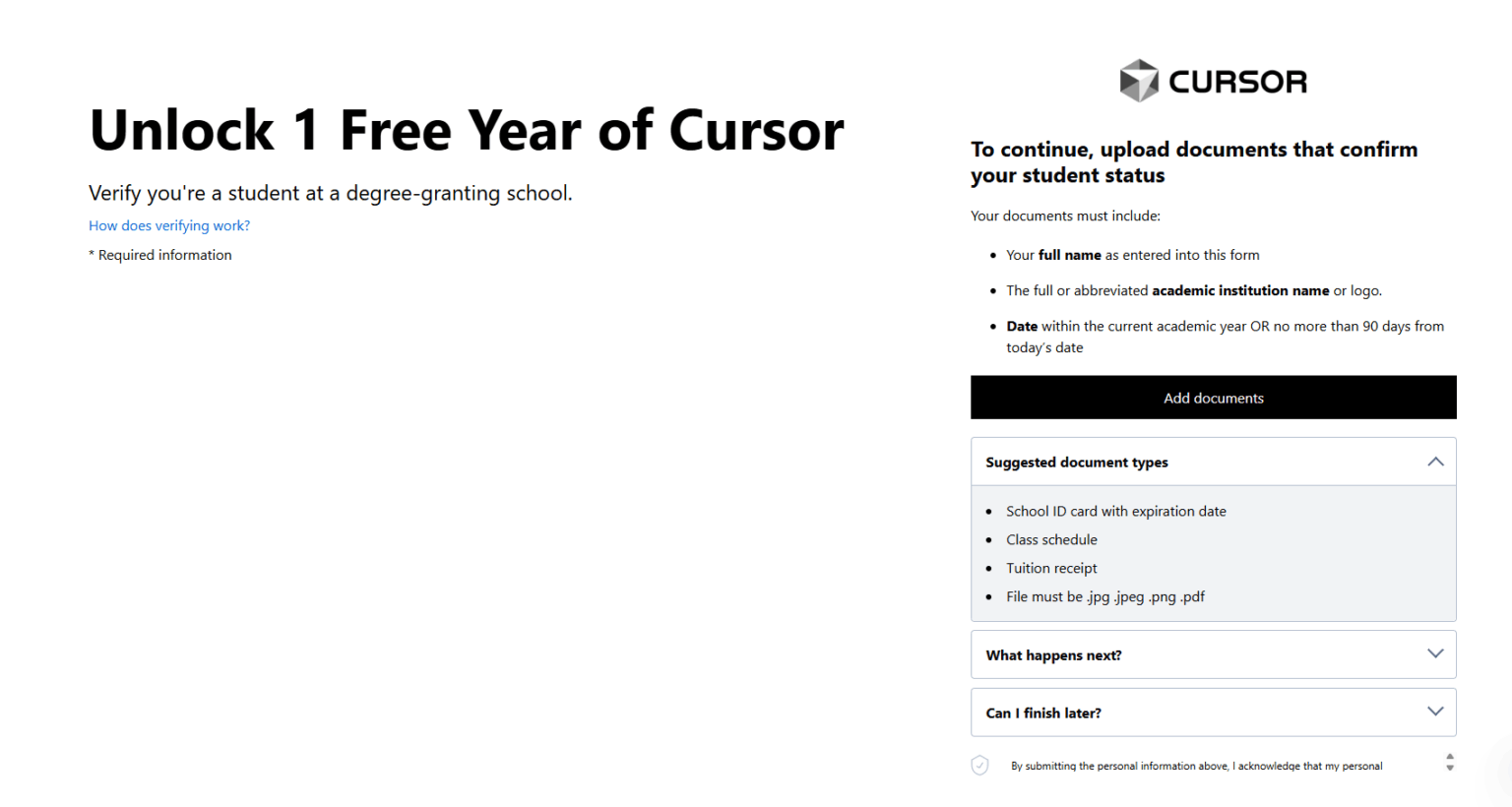 Get 1 Year Free Cursor AI Pro Subscription - Programming Hero Blog Get 1 Year Free Cursor AI Pro Subscription - Programming Hero Blog
