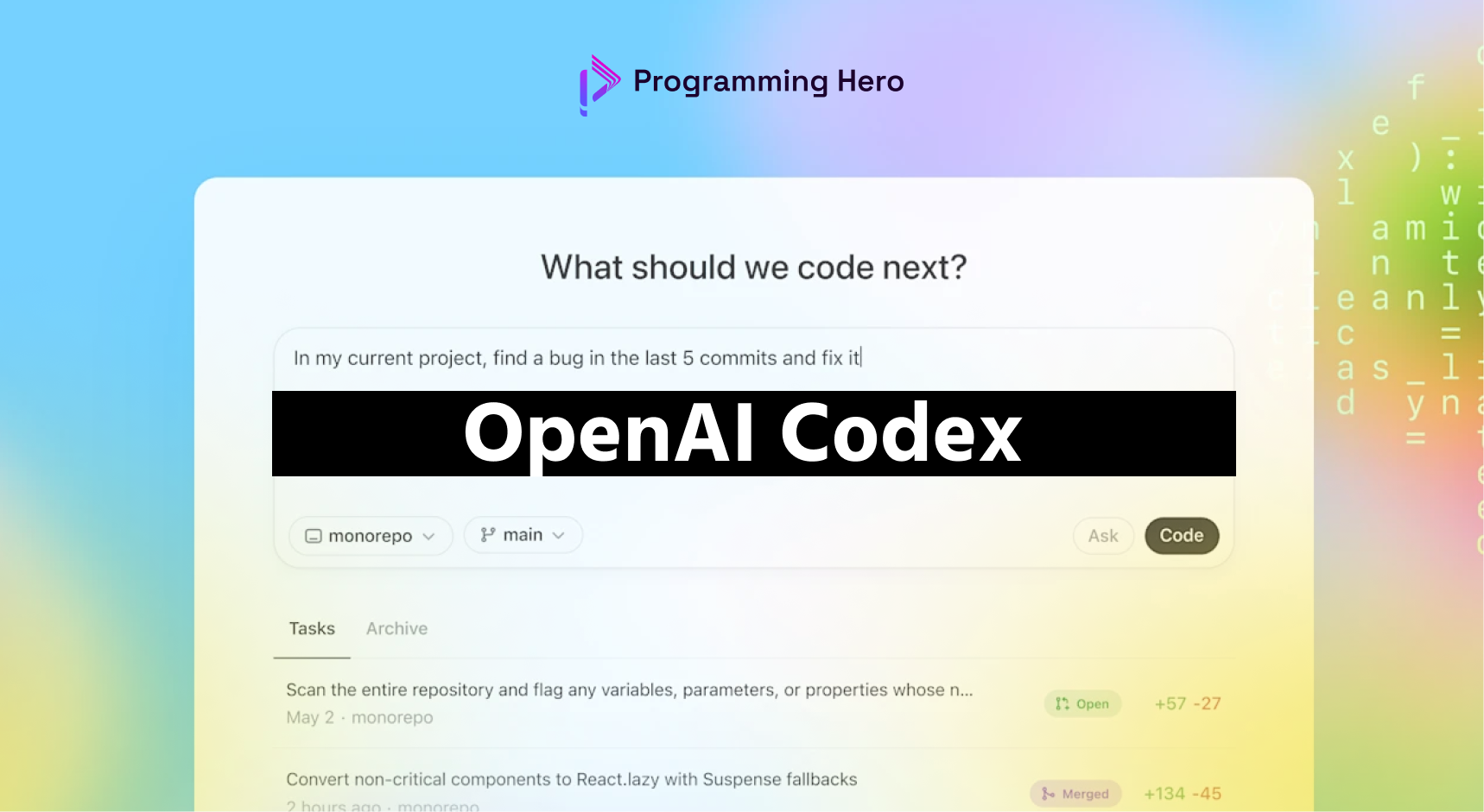 Openai Codex কী কিভাবে কাজ করে কেন ব্যবহার করবেন Programming Hero Blog