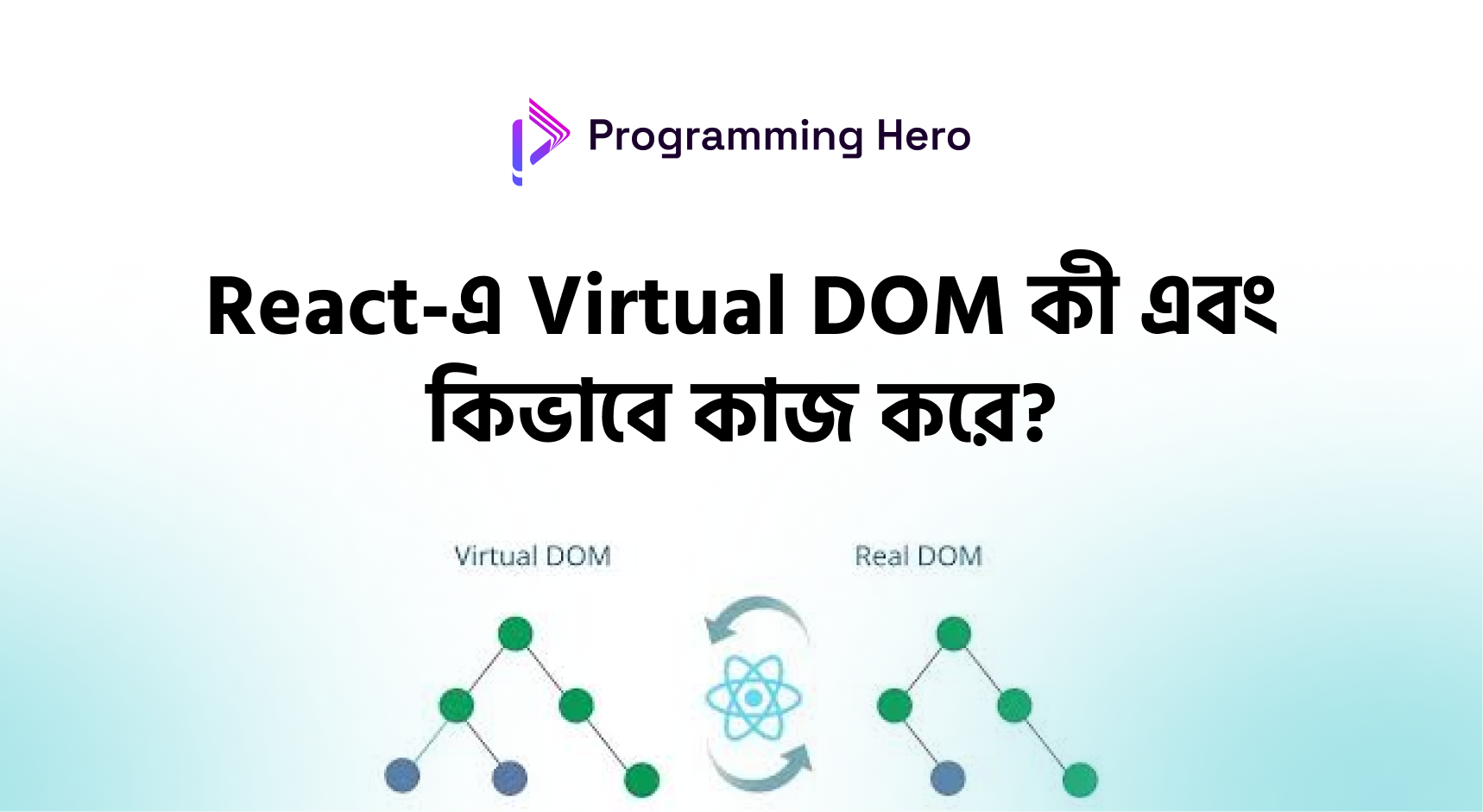 React-এ Virtual DOM কী এবং কিভাবে কাজ করে? - Programming Hero Blog